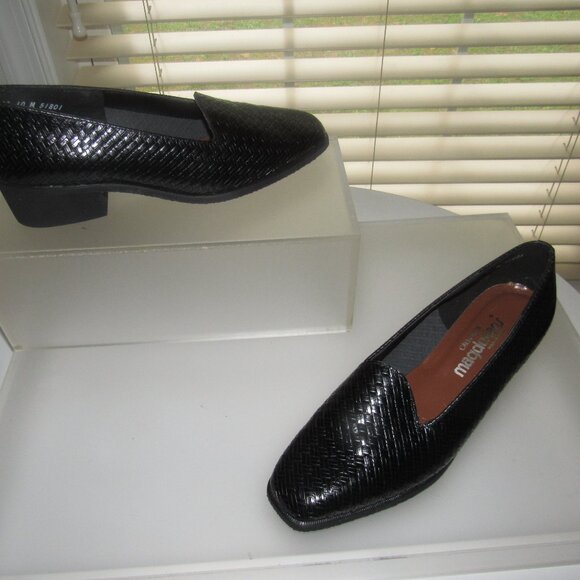 Magdesians | Shoes | Magdesians Woven Leather Slipon Loafers Vintage ...